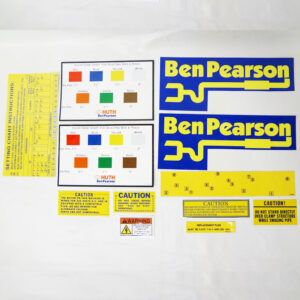 Ben Pearson Pipe Bender Complete Sitcker / Decal Kit 75002