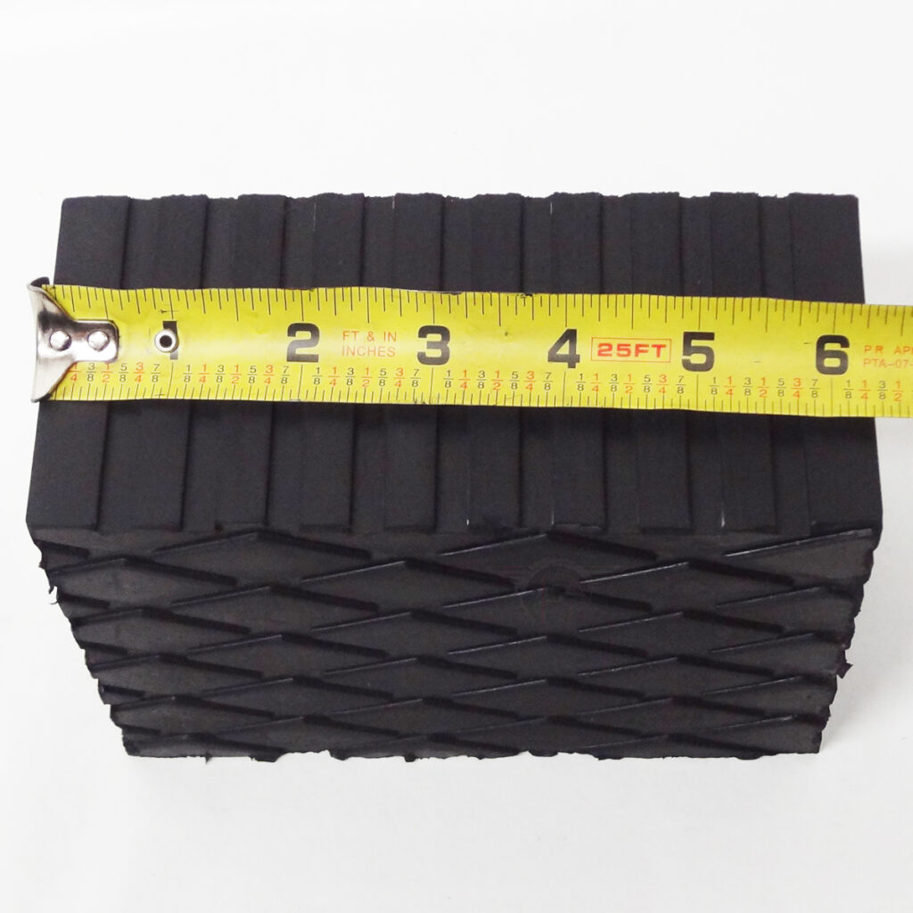 Set of 2 - 3" Tall Solid Rubber Stack Blocks for Any Auto Lift