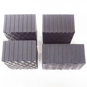3" Tall Rubber Stack Blocks for Any Auto Lift or Jack - Set of 4