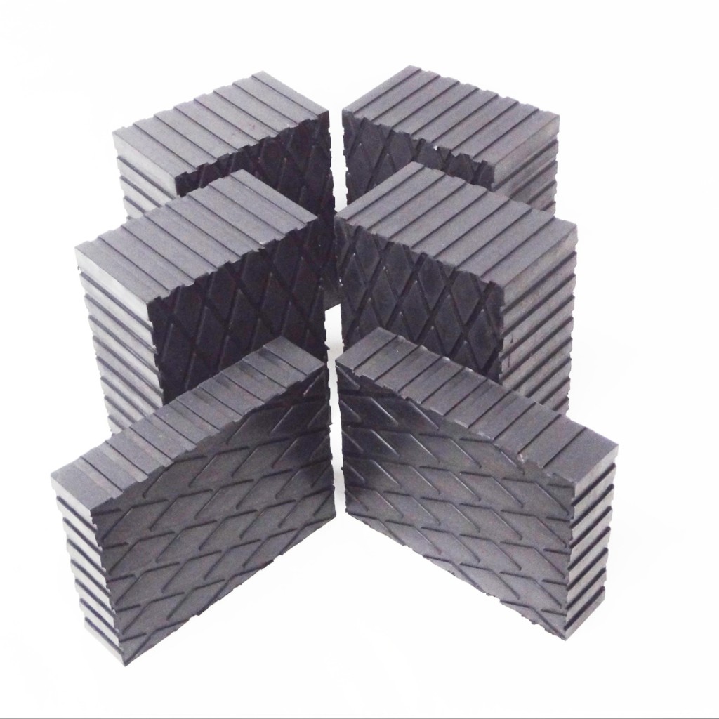 Set 1.5" & 3" Solid Rubber Auto Lift Block Pad Fj2428