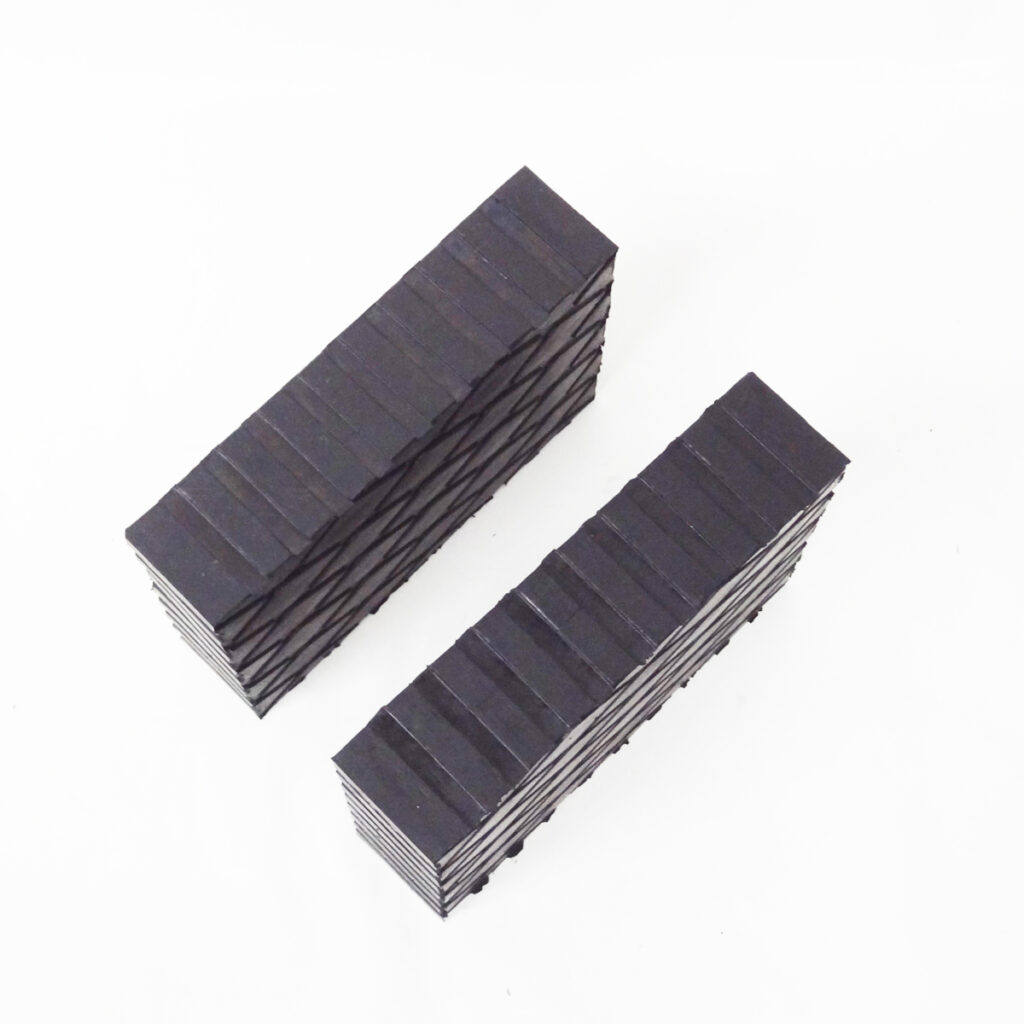 Solid Rubber Lift Block Pad (6" x 4 3/4" x 1.5") Set Of 2