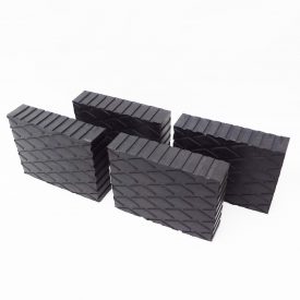 Solid Rubber Lift Block Pad (6" x 4 3/4" x 1.5") Set Of 4