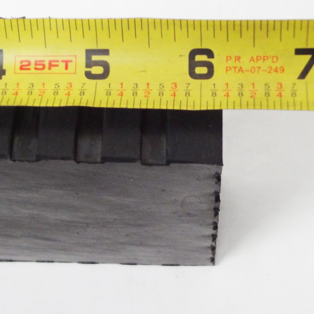 Solid Rubber Lift Block Pad (6" x 4 3/4" x 1.5") Set Of 4