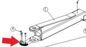 ROTARY SPOA9 SPOA10 ARM LOCK GEAR INNER / MOON GEAR ARM RESTRAINT ...